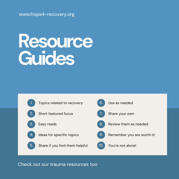 Resource Guides – Hope Recovery